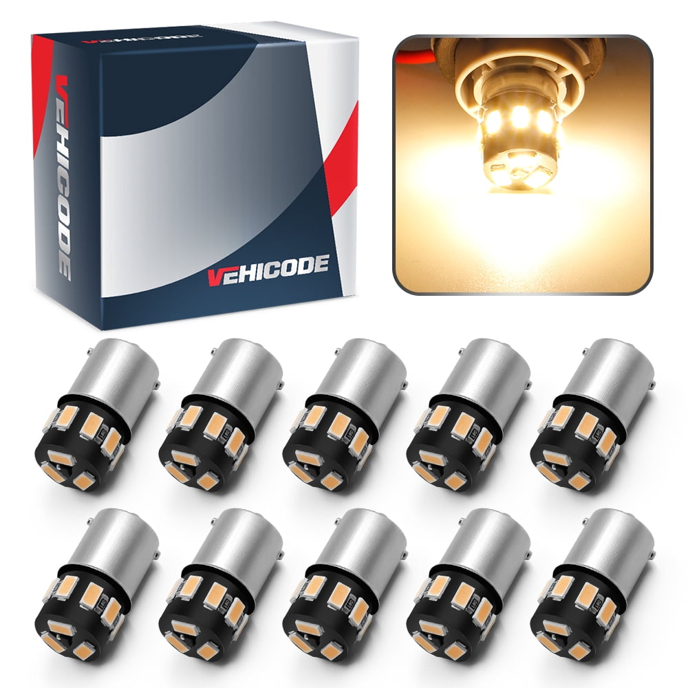 VEHICODE 1003 1141 1156 1156LL 1295 LED Bulb Soft Warm White 2700K ...