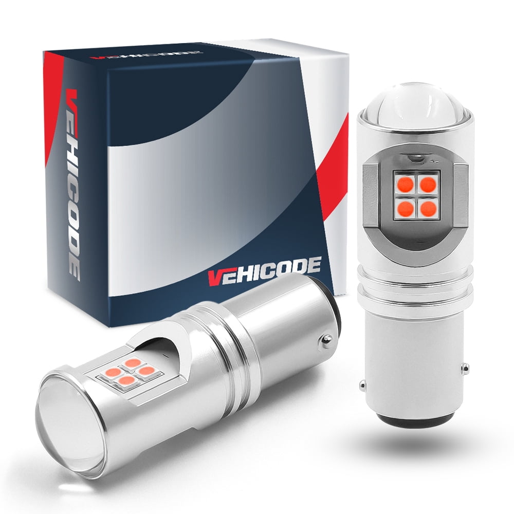 VEHICODE 1157 LED Bulb Red 1157A 2057 2357 2357A 7528 P21/5W Dual ...