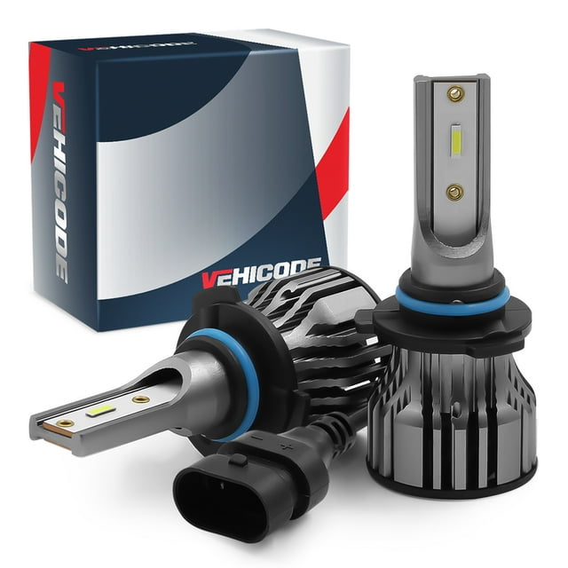 VEHICODE 9005 HB3 LED Headlight Bulb, High Low Beam, 12V 6000K, Fog ...