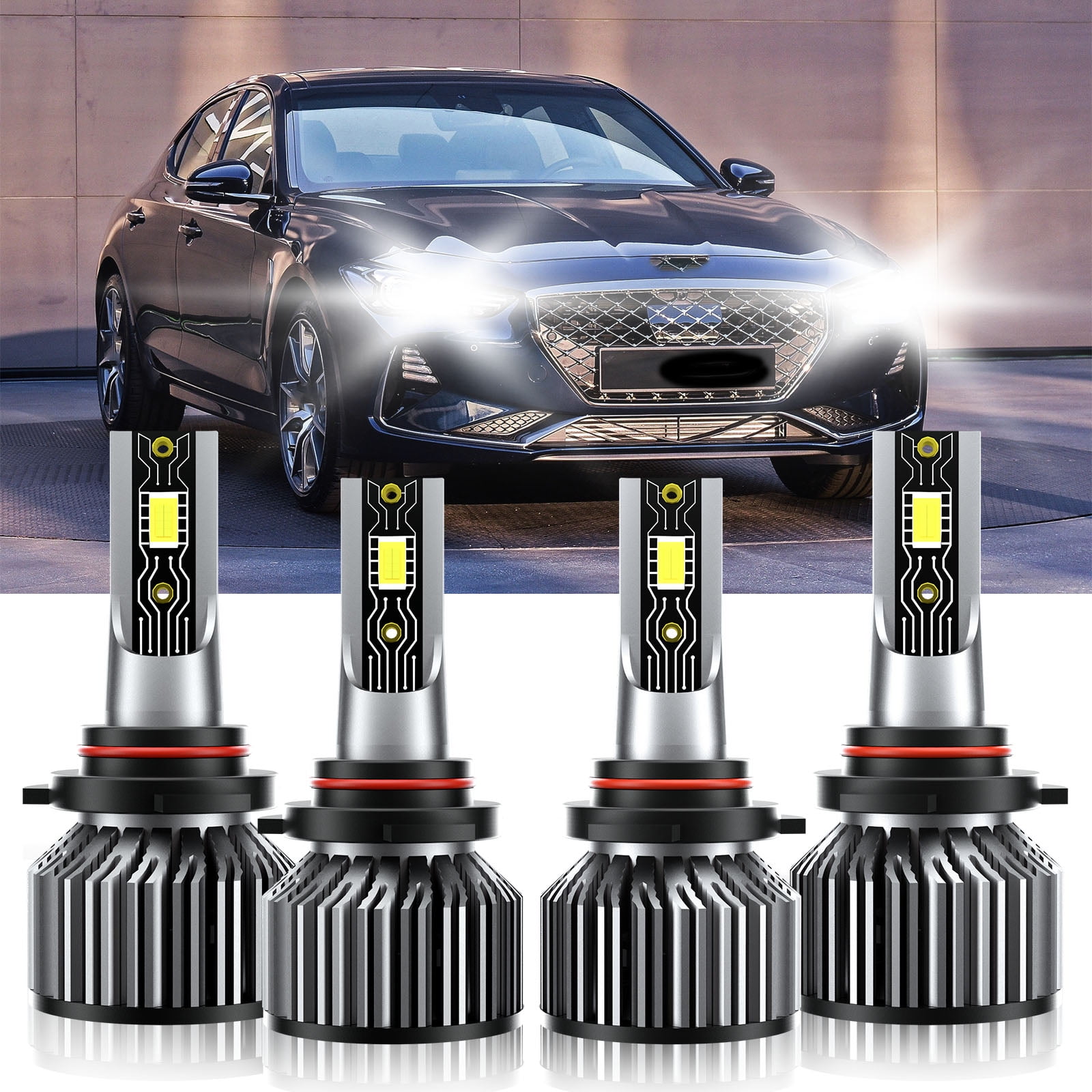 VEHIFOMO Compatible for Genesis G70 2019-2021 9005 9005 LED Headlight ...