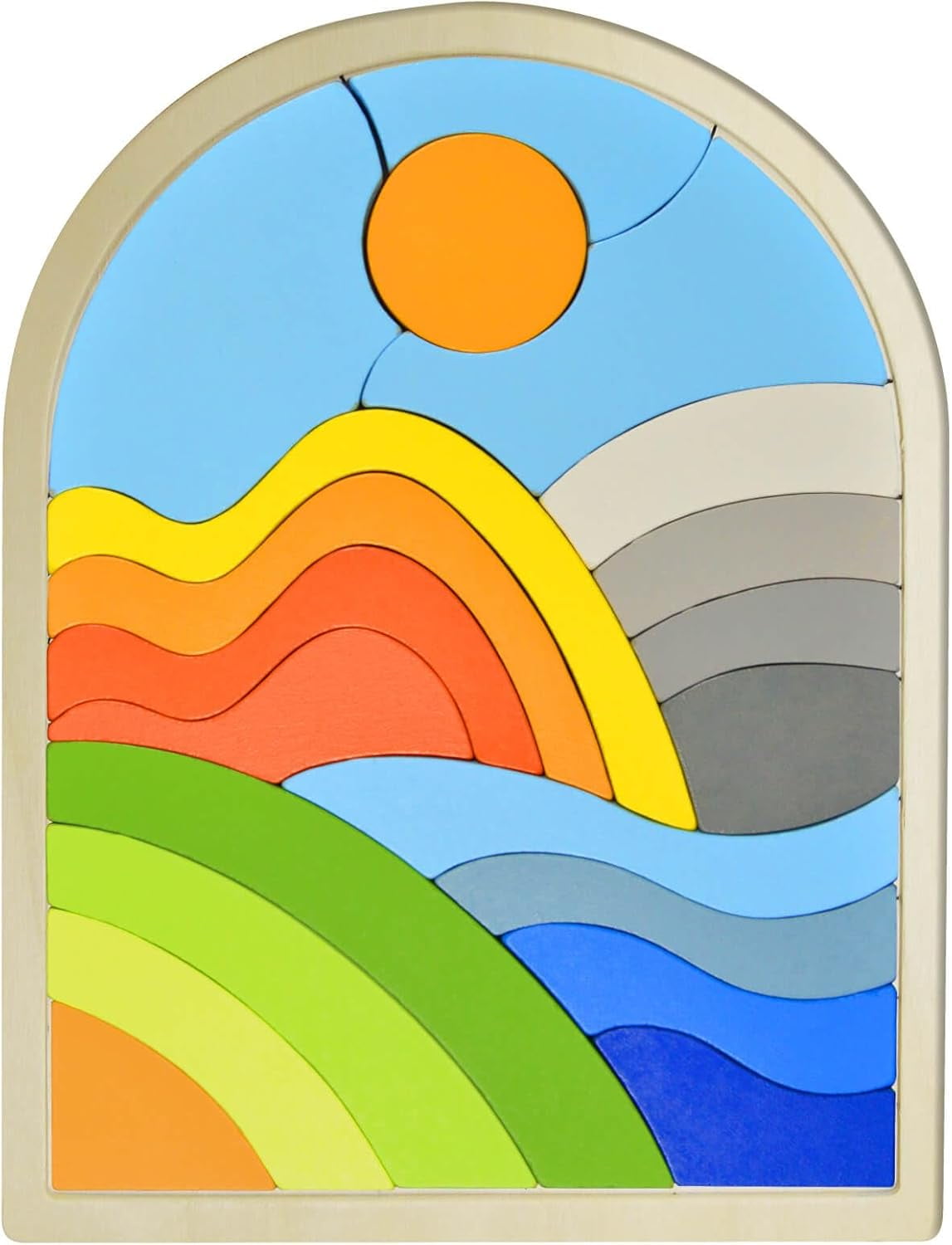 VEHIFOMO Wooden Puzzle Matching Adult Memory Game for Dementia ...