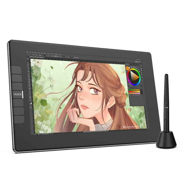 VEIKK VK1200 Graphics Drawing Tablet with Screen, 11.6 inch Full-HD Pen ...