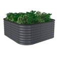 VEIKOUS Metal Garden Bed, 6x3x2 ft Galvanized 9 in 1 Modular Garden ...
