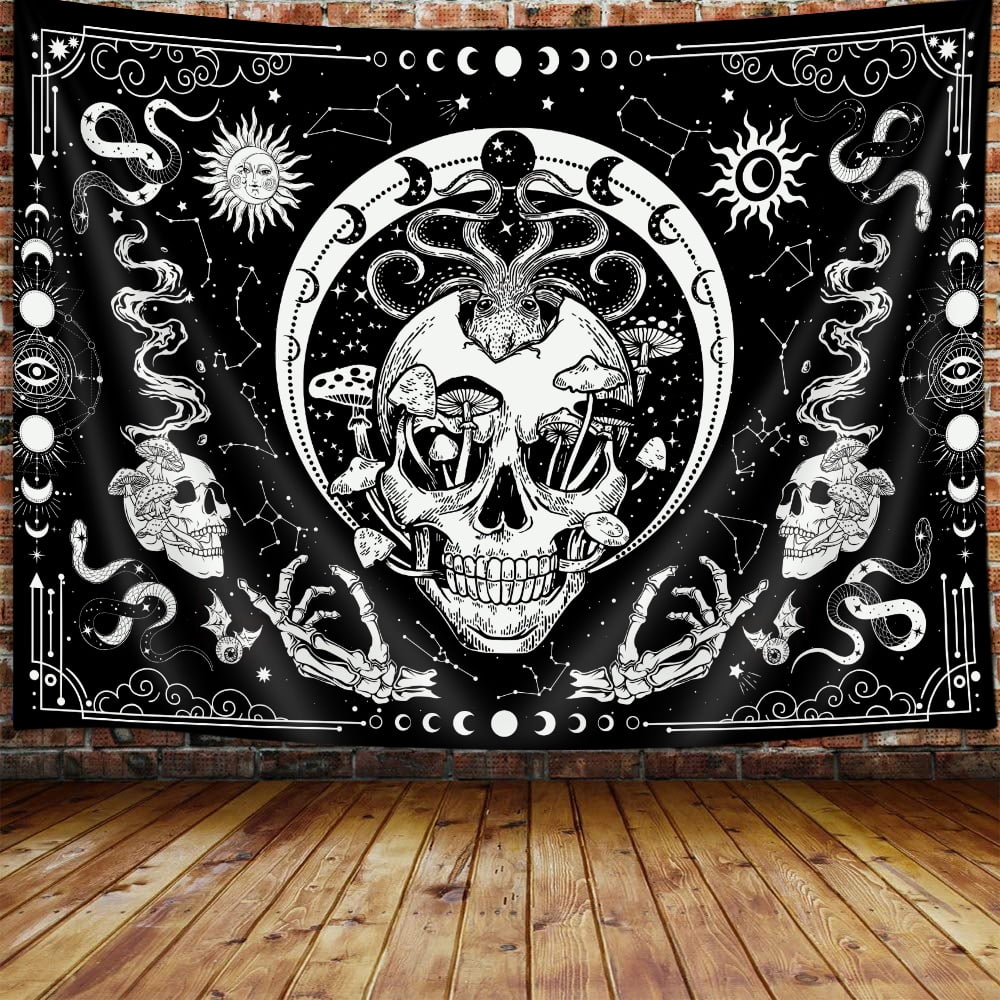 VEIVIAN Gothic Skull Decor 60''x 40'' Tapestry - Walmart.com