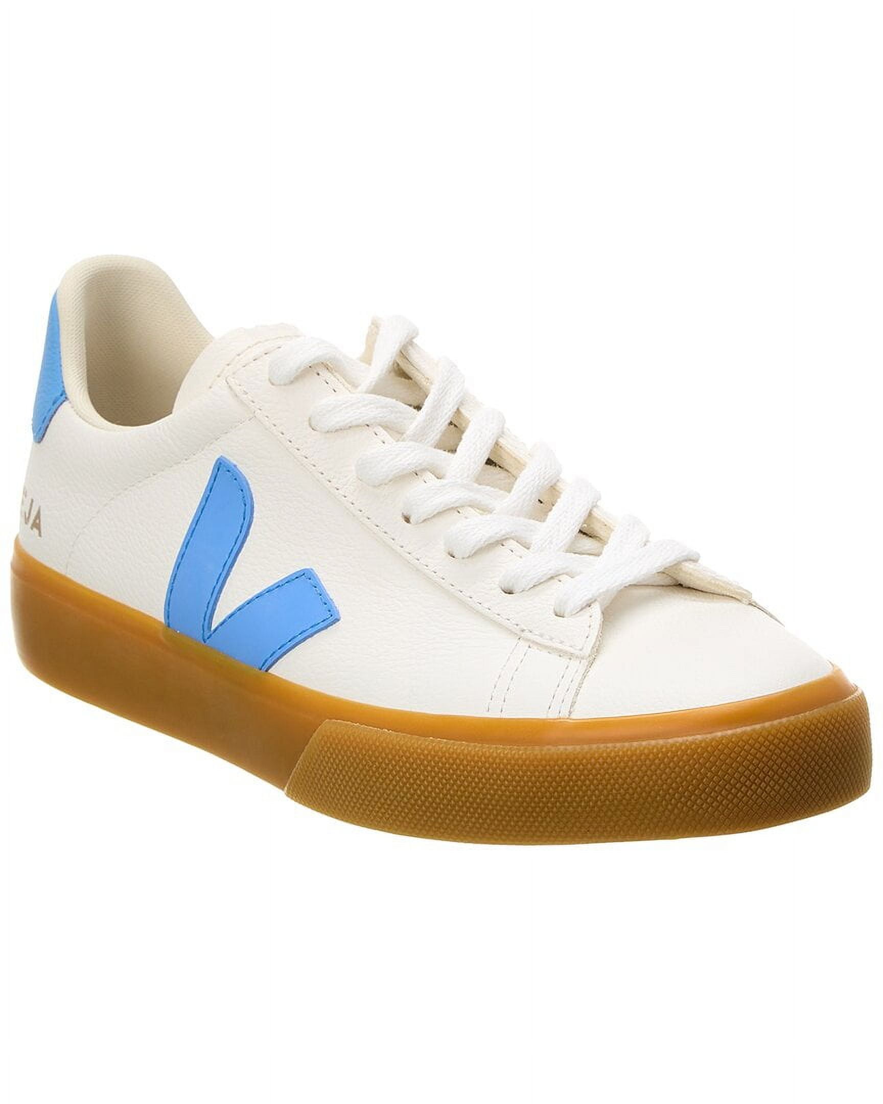 VEJA Campo Leather Sneaker, 41, White - Walmart.com