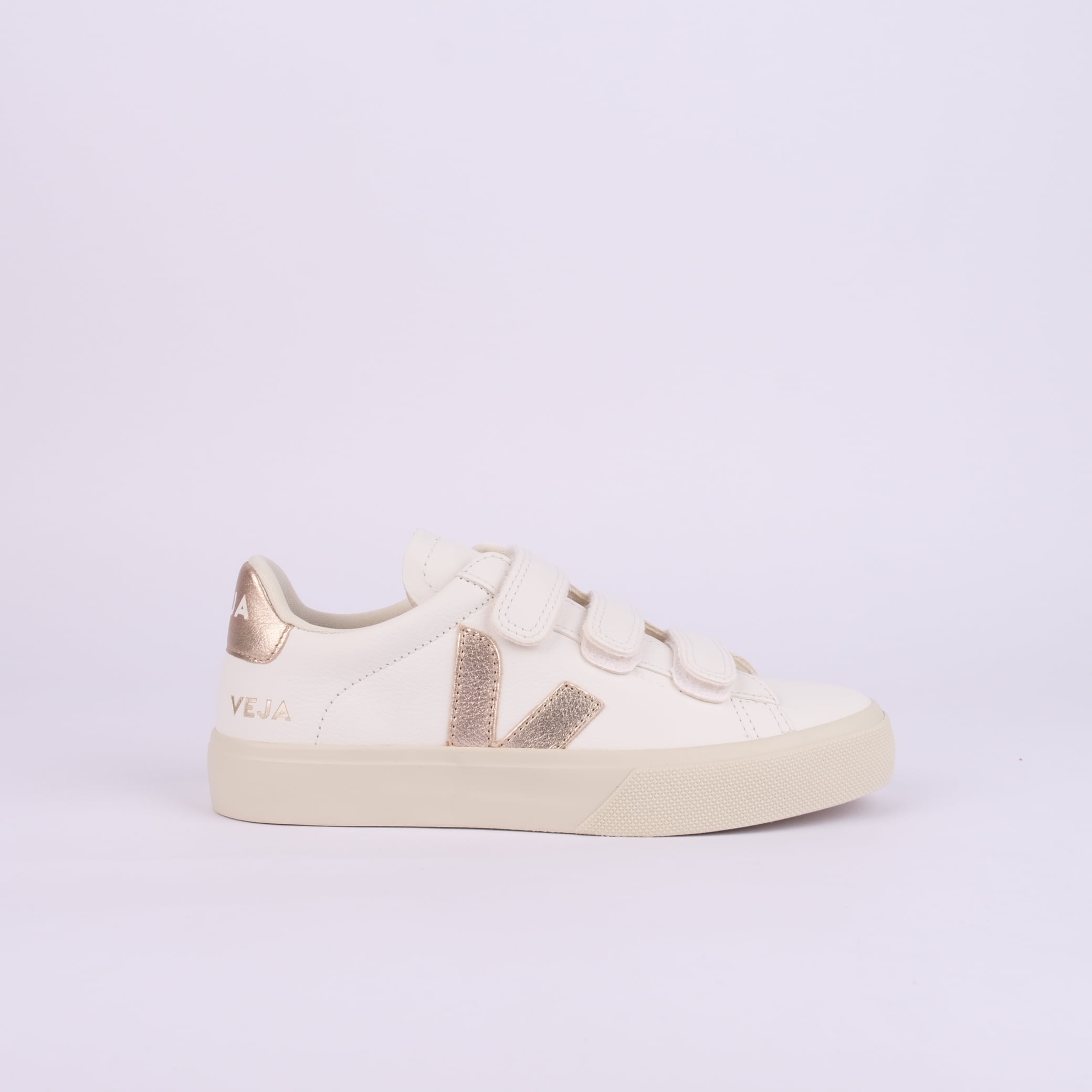 VEJA Men's/Women's Low Top Velcro Casual Sports Board Shoes White RC050 ...