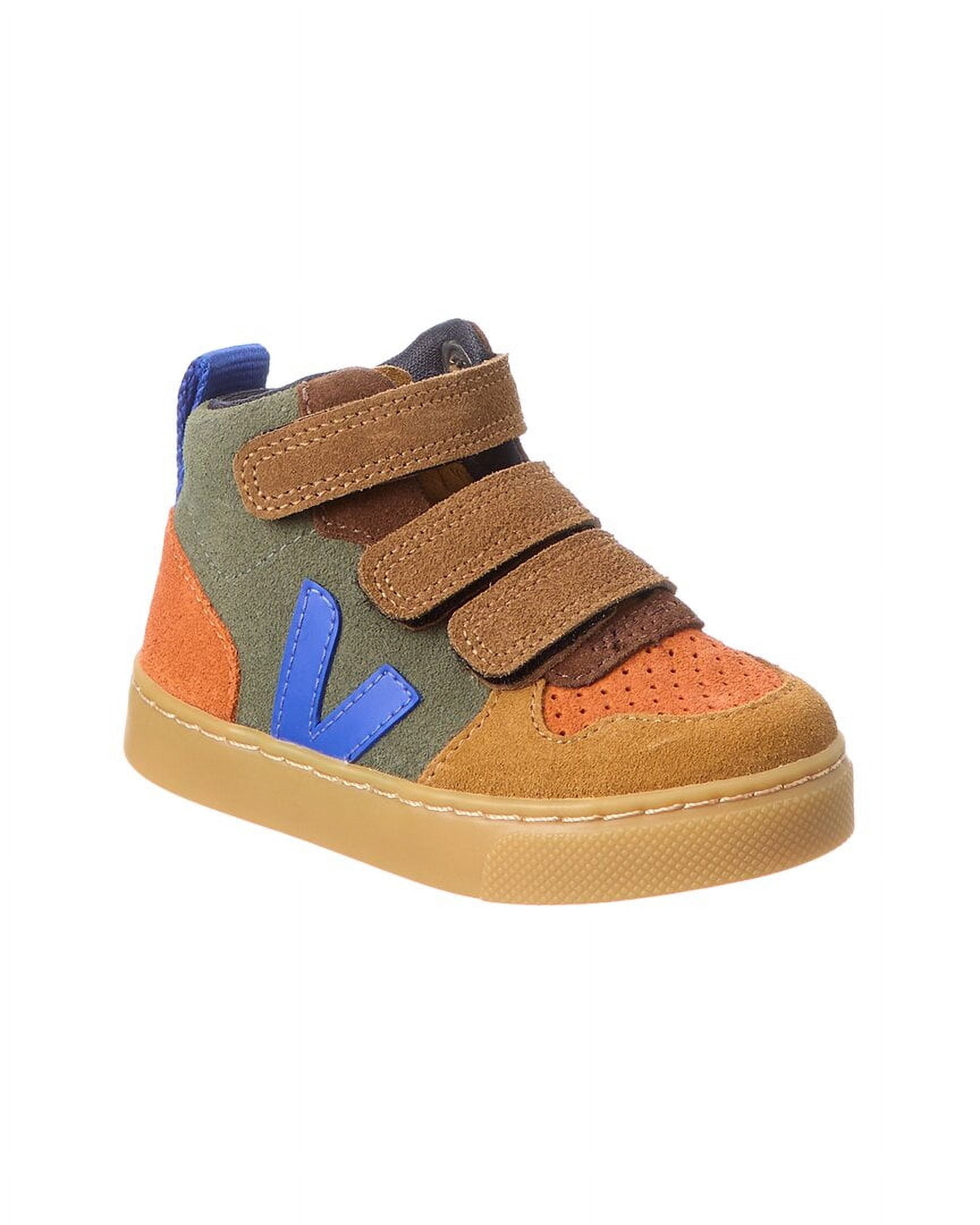VEJA Small V-10 Mid Suede Sneaker, 24, Blue - Walmart.com