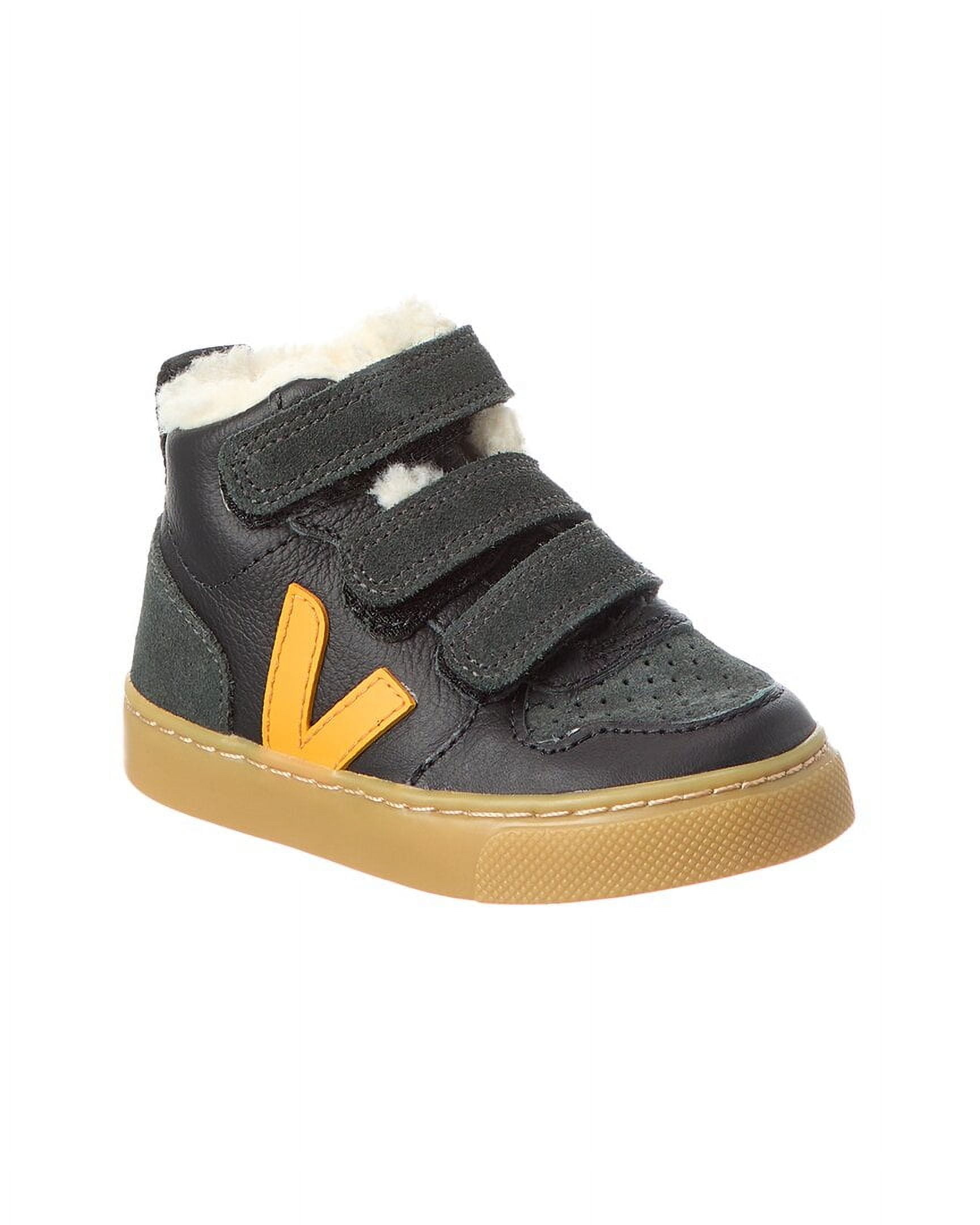 VEJA Small V-10 Mid Winter Chromefree Suede Sneaker, 28, Black ...