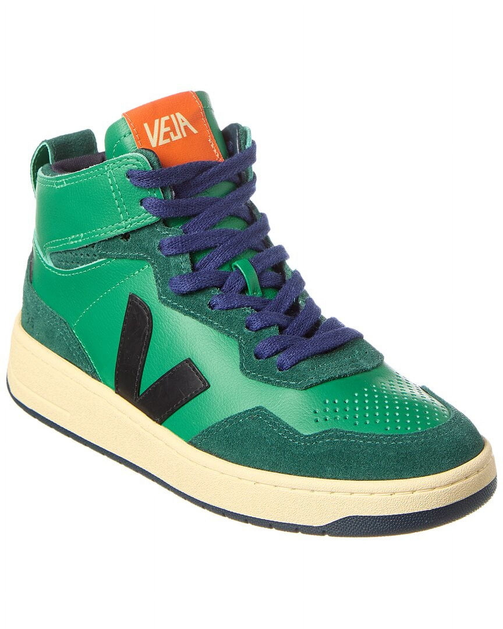 VEJA V-95 Leather Sneaker, 40, Green - Walmart.com