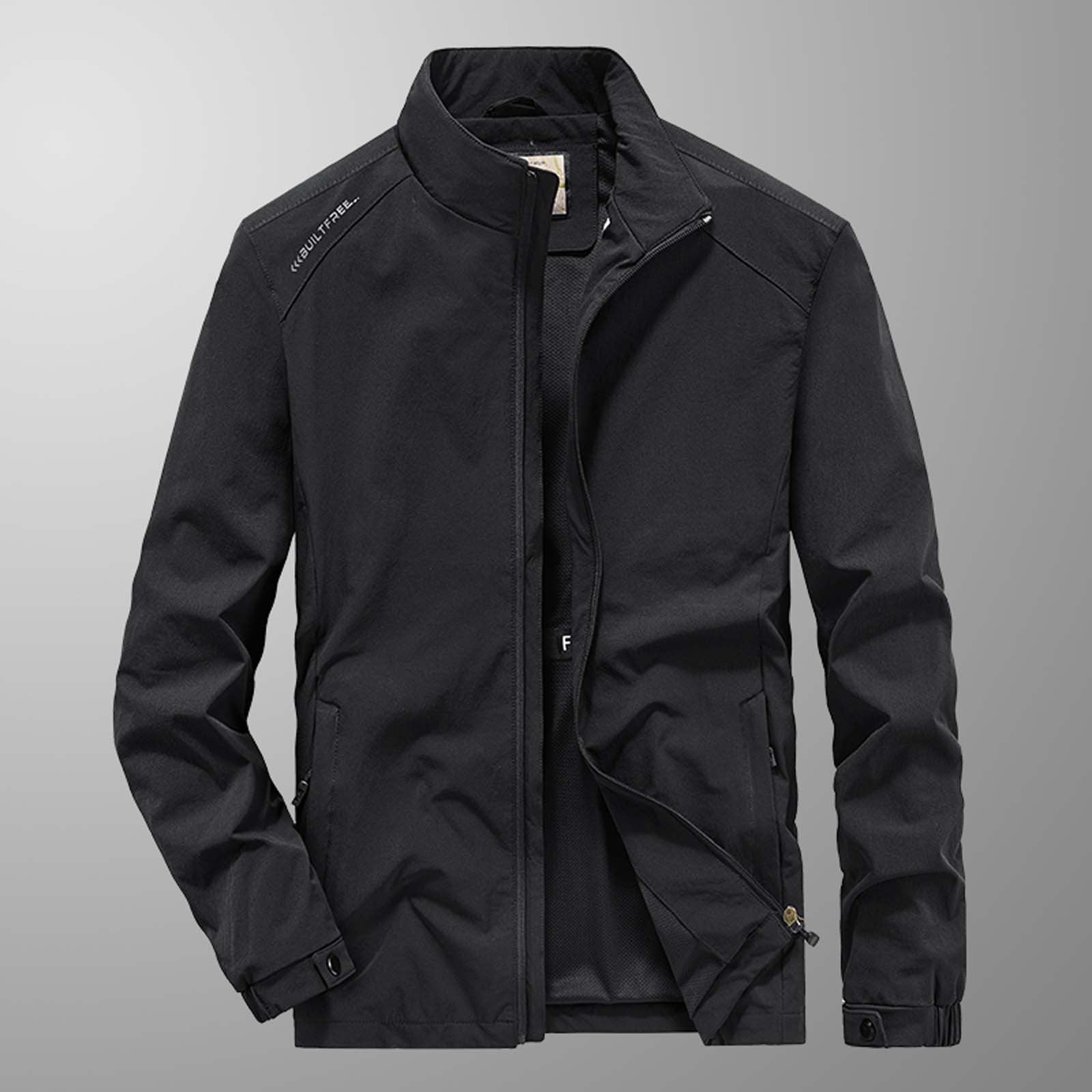 VEKDONE 2025 Clearance Mens Suede Jackets Flight Bomber Baseball Slim ...