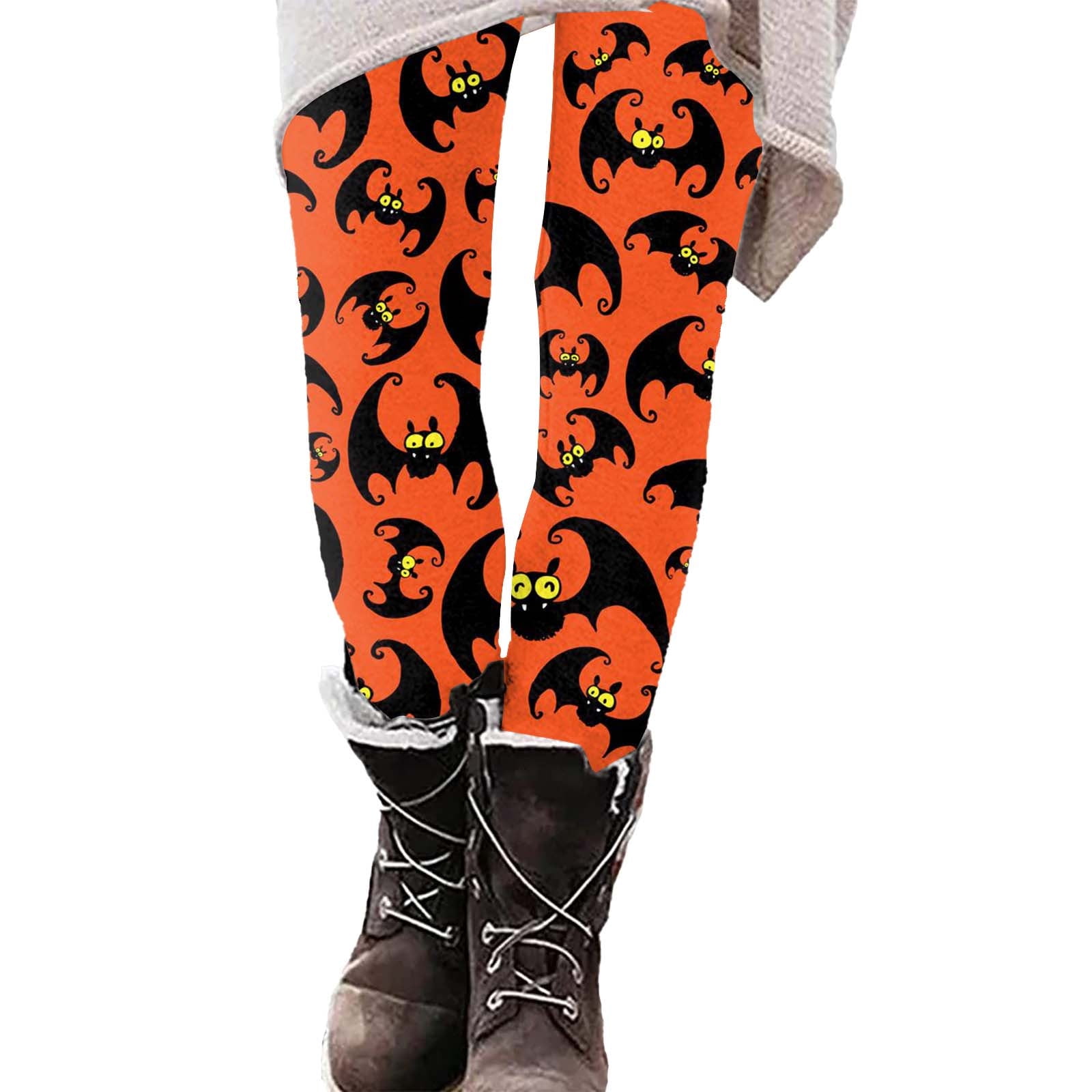 VEKDONE 2025 Clearance Women's Halloween Leggings High Waisted ...
