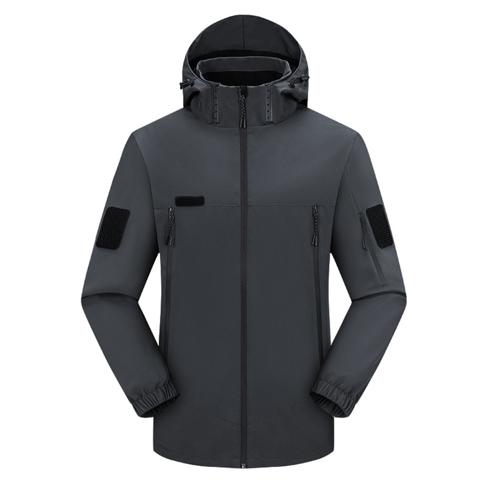 VEKDONE Womens Rain Jacket With Hood Lightweight Plus Size Long ...