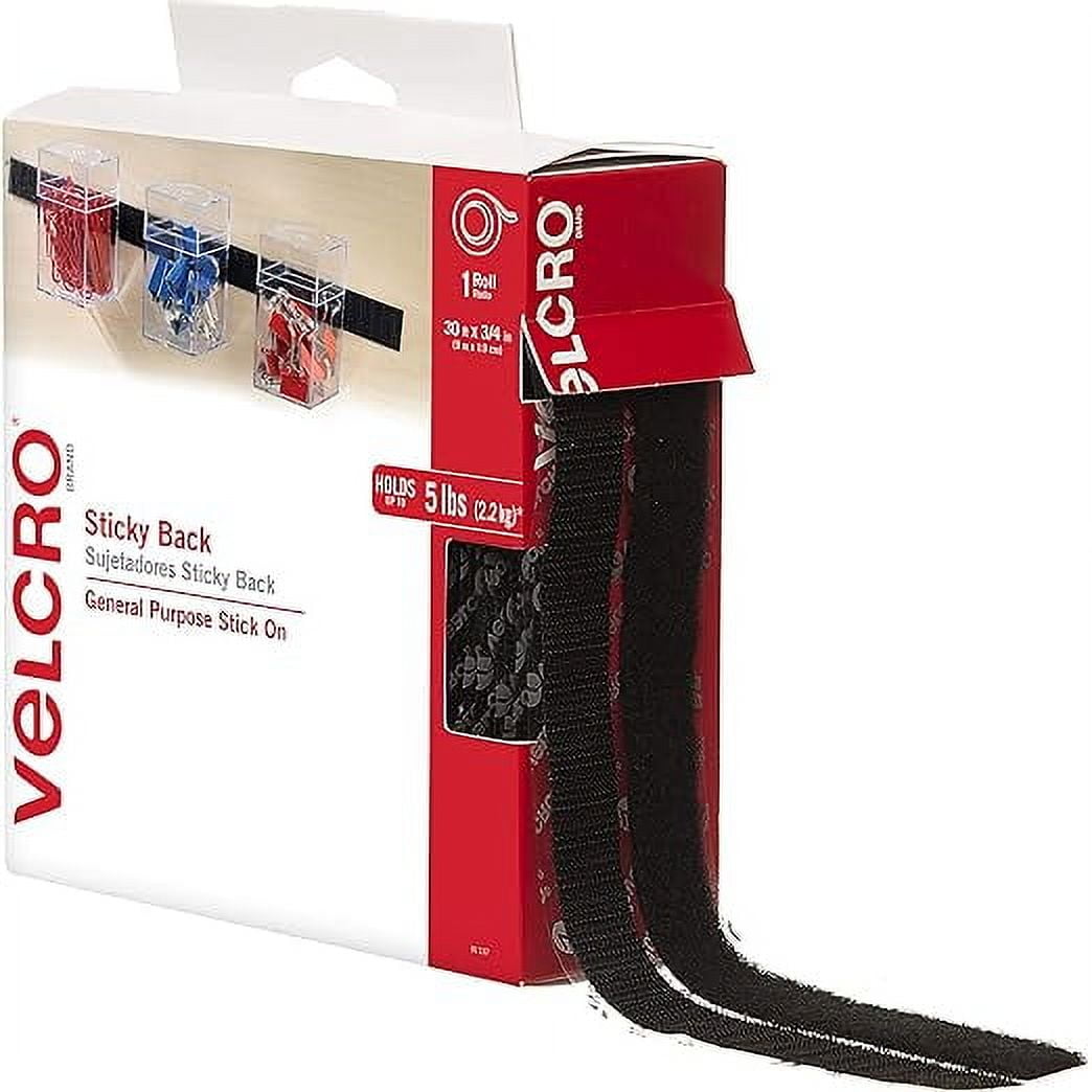 VELCRO Brand – 30 ft Sticky Back Hook and Loop Fasteners – Peel and ...