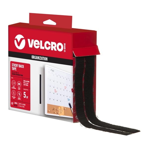 VELCRO Brand – 30 ft Sticky Back Hook and Loop Fasteners – Peel and ...