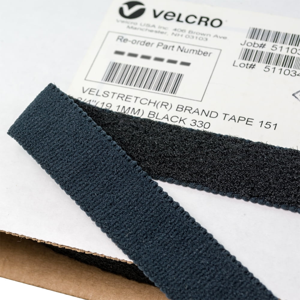 VELCRO® Brand - 5/8" Black VELSTRETCH® Stretch Loop - Walmart.com