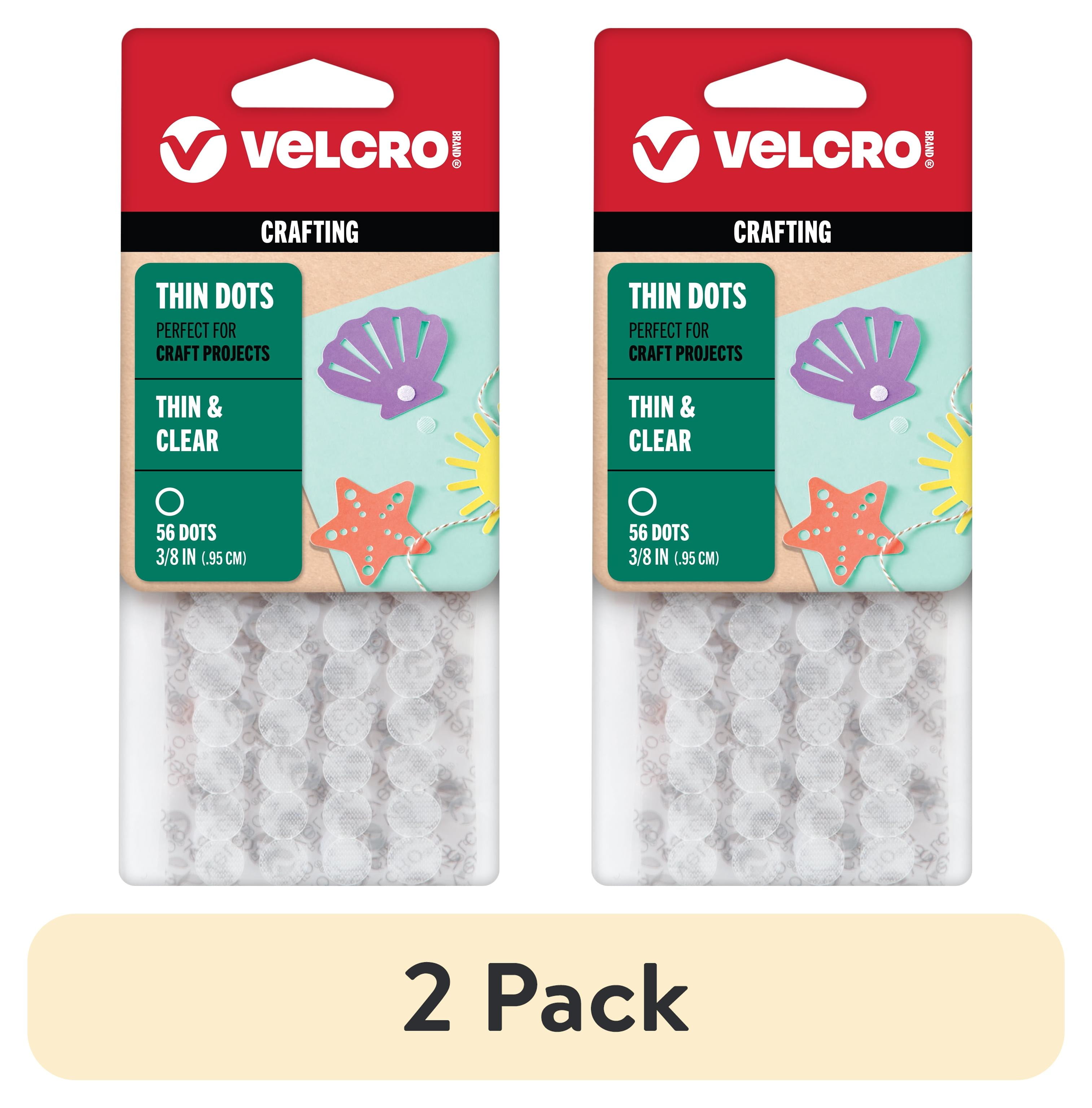 (2 pack) VELCRO Brand Crafting Thin Dots, Classroom and Office ...