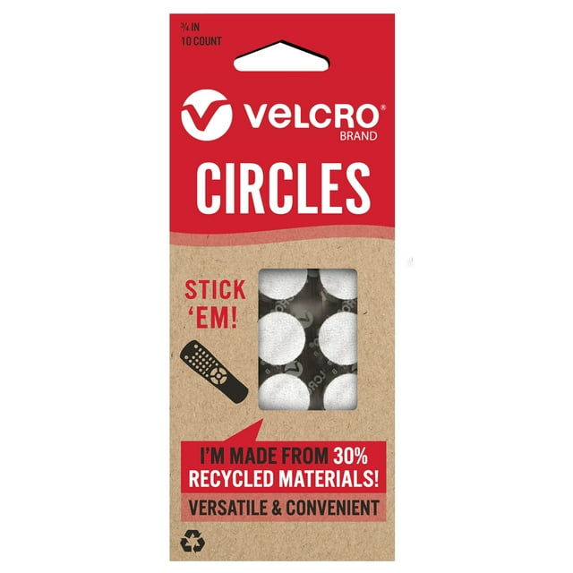 VELCRO® Brand ECO Collection STICK 'EM | Recycled Sustainable | 3/4 ...
