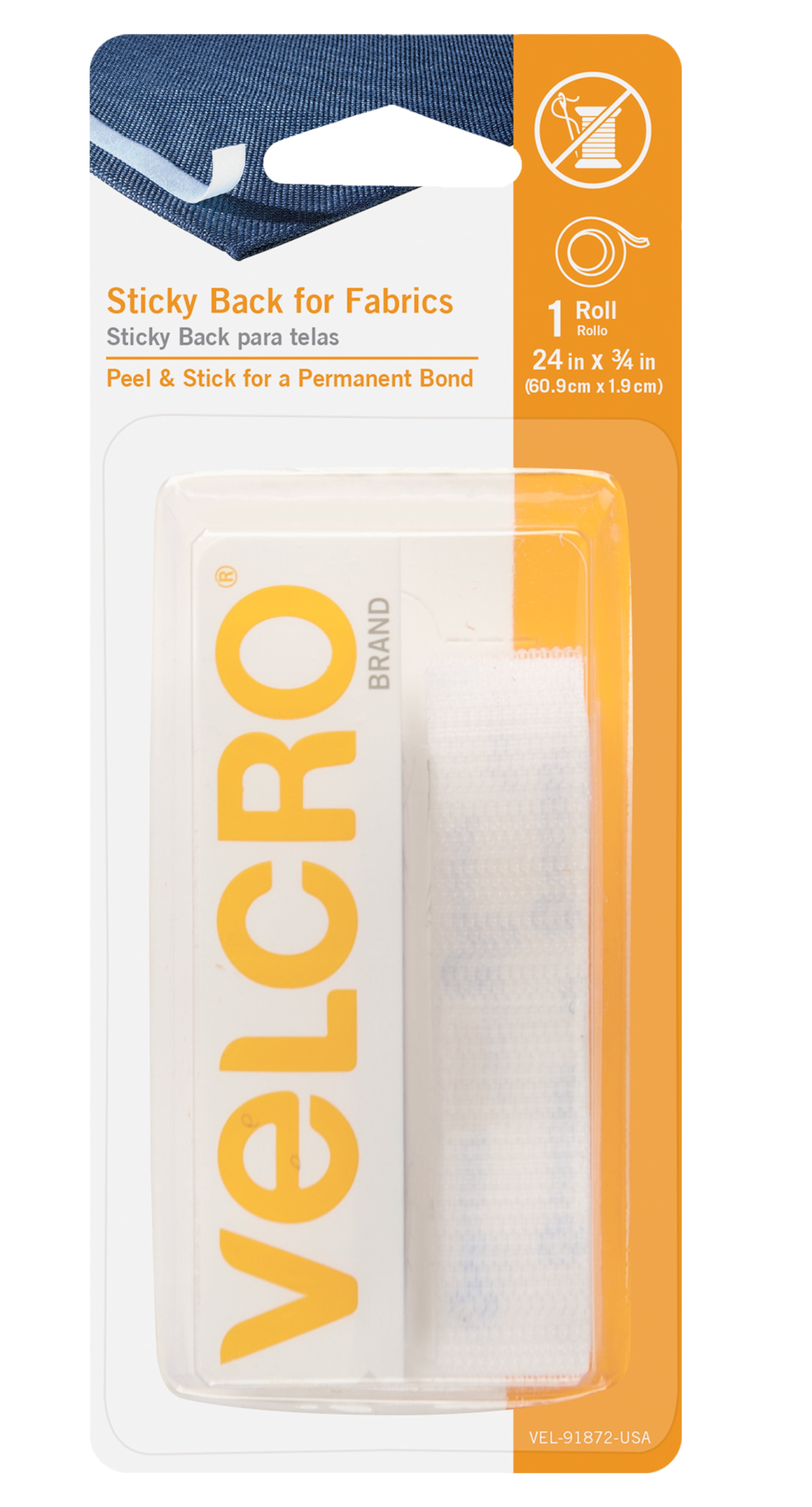 VELCRO Brand For Fabrics | Sew On Fabric Tape for Alterations and ...