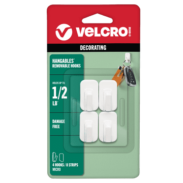 VELCRO® Brand HANGables® Removable Wall Fasteners 1 3/4in x 3/4in ...