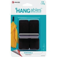 VELCRO Brand Hangables Adhesive Backing Hook & Loop 2CT BLK MED ADHSV ...