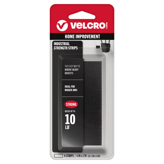 VELCRO Brand Industrial Strength Heavy Duty Fasteners, Holds 10 lbs ...