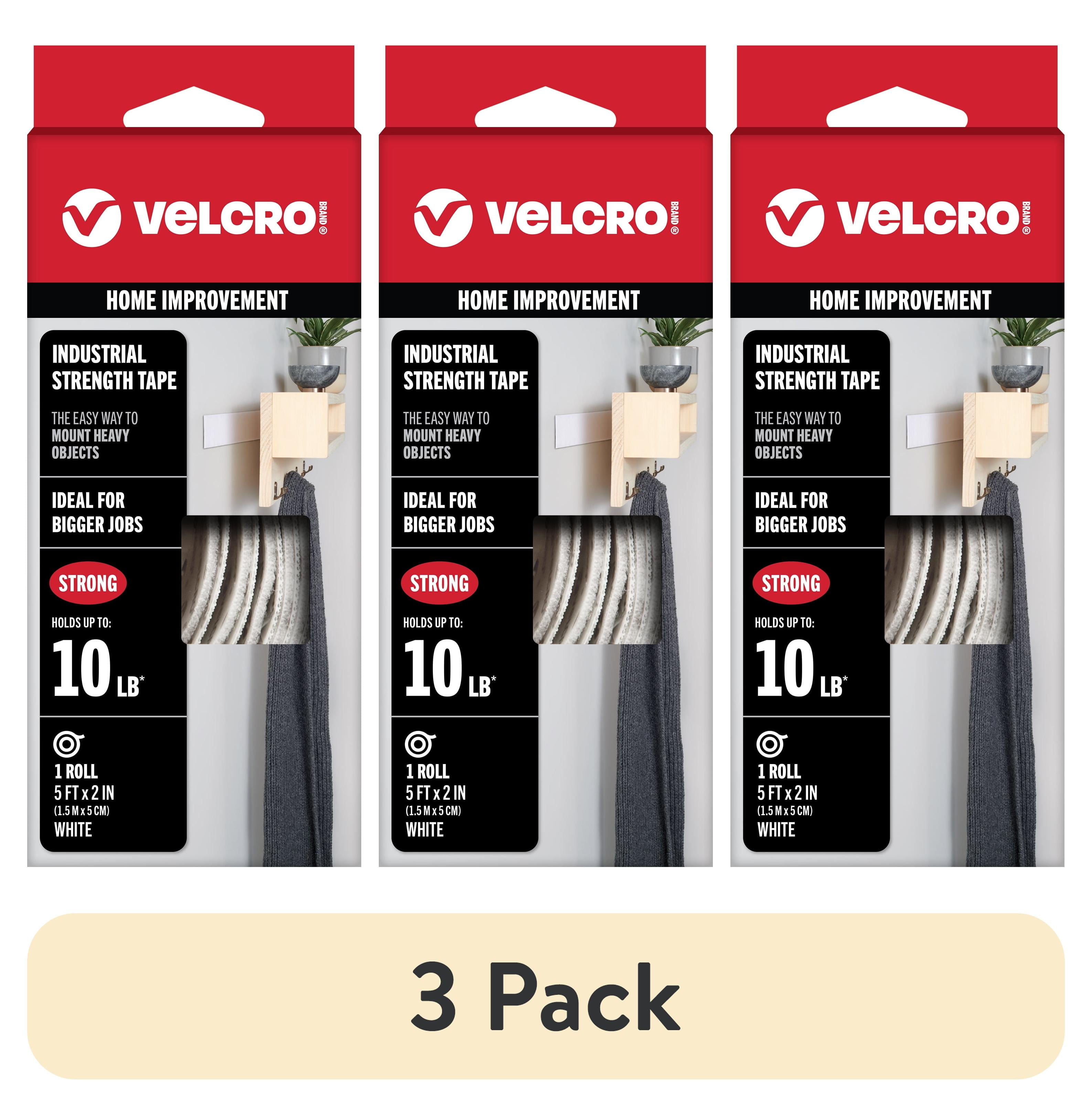(3 pack) VELCRO Brand Industrial Strength Tape | Indoor & Outdoor Use ...