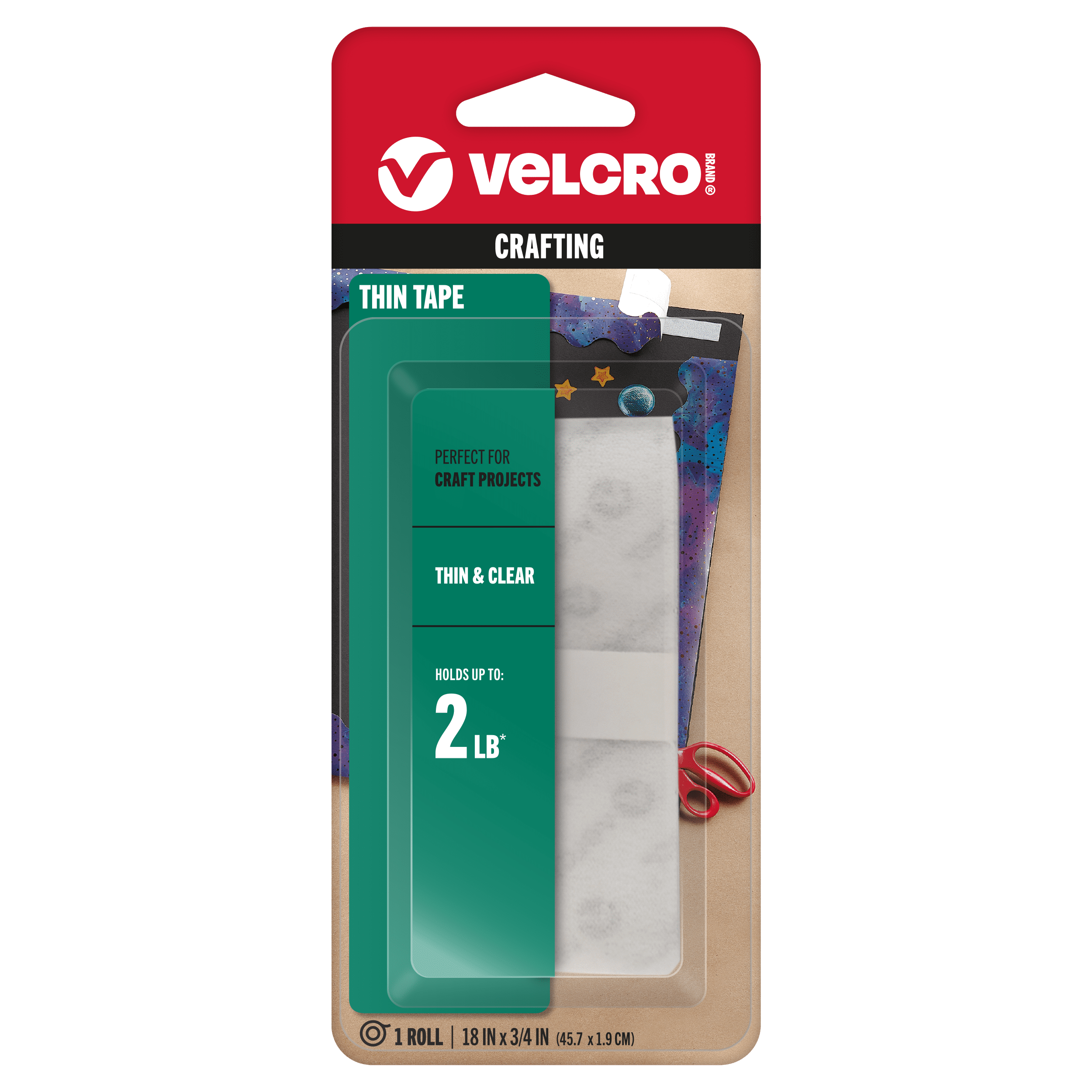 VELCRO Brand - Thin Clear Fasteners | General Purpose/ Low Profile ...