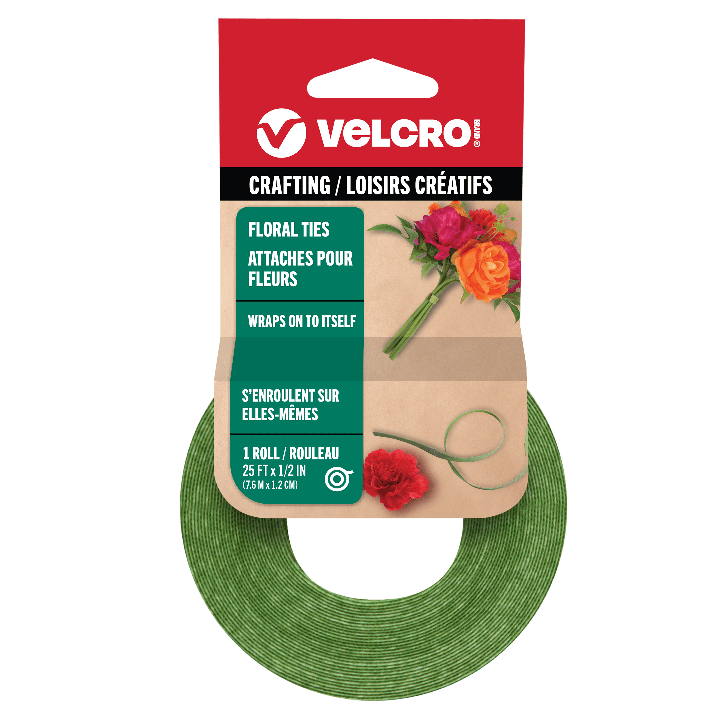 VELCRO Brand Crafting Floral Ties for Crafts, Bouquets, Project, Décor ...