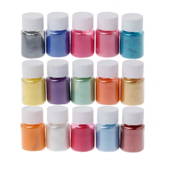 VELIMO 15 Colors Powder Dyes Epoxy Resin Pearl Natural Micas Powder ...