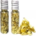 VELIMO Gold Leaf Flakes,Gold Foil Flakes for Resin,Gold Leaf Cake ...