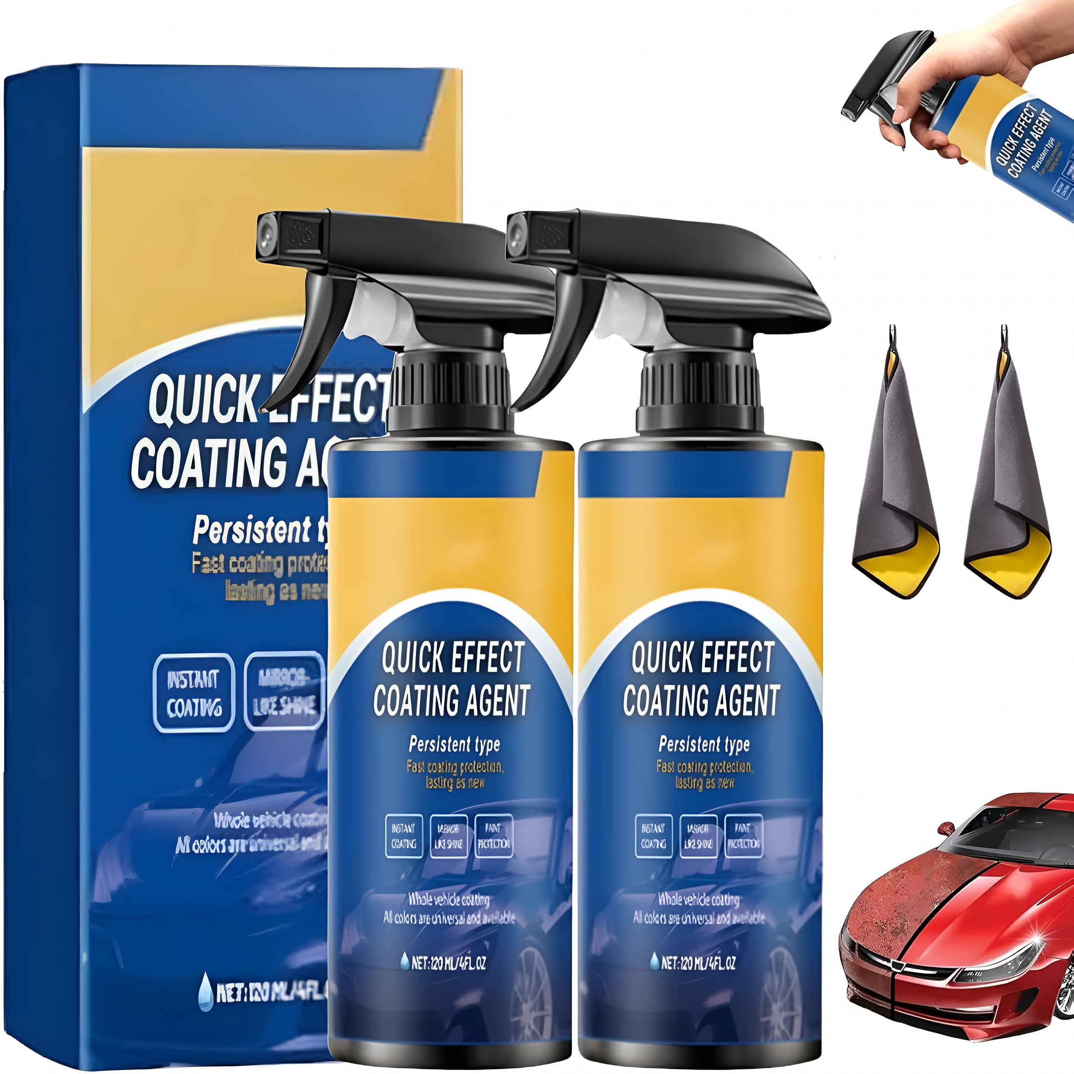 VELIMO Quick Effect Coating Agent for Car,Car Coating Spray,Scratch Wax ...