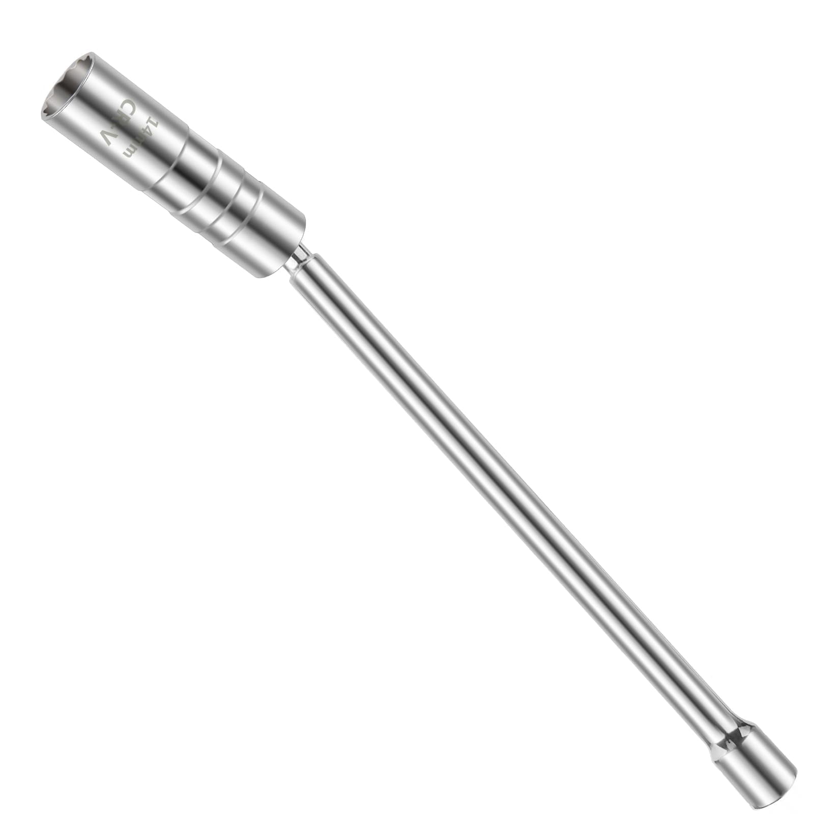 VELNUT 14mm Magnetic Spark Plug Socket,3/8" Drive x 12" Total Length ...