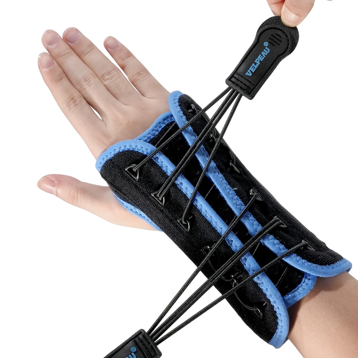 VELPEAU Quick Wrap Wrist Brace for Carpal Tunnel Relief, Night Sleep ...