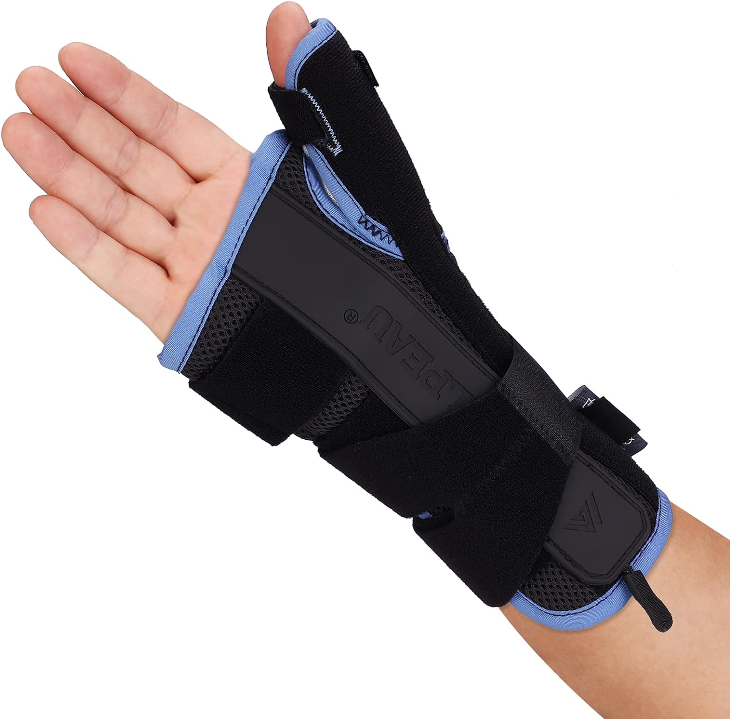 OTC 8" Wrist - Thumb Splint, Left Hand, Black, Small - Walmart.com
