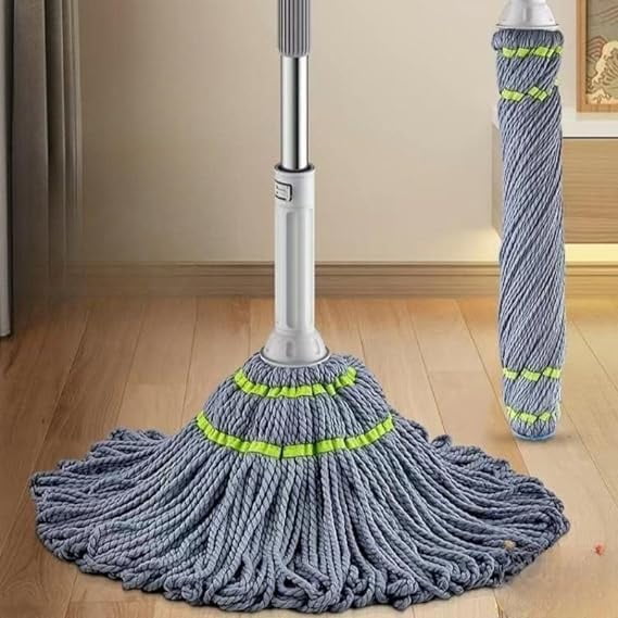 VELUZA Self Wringing Squeeze Twist Mop Microfiber Twisting Mop ...