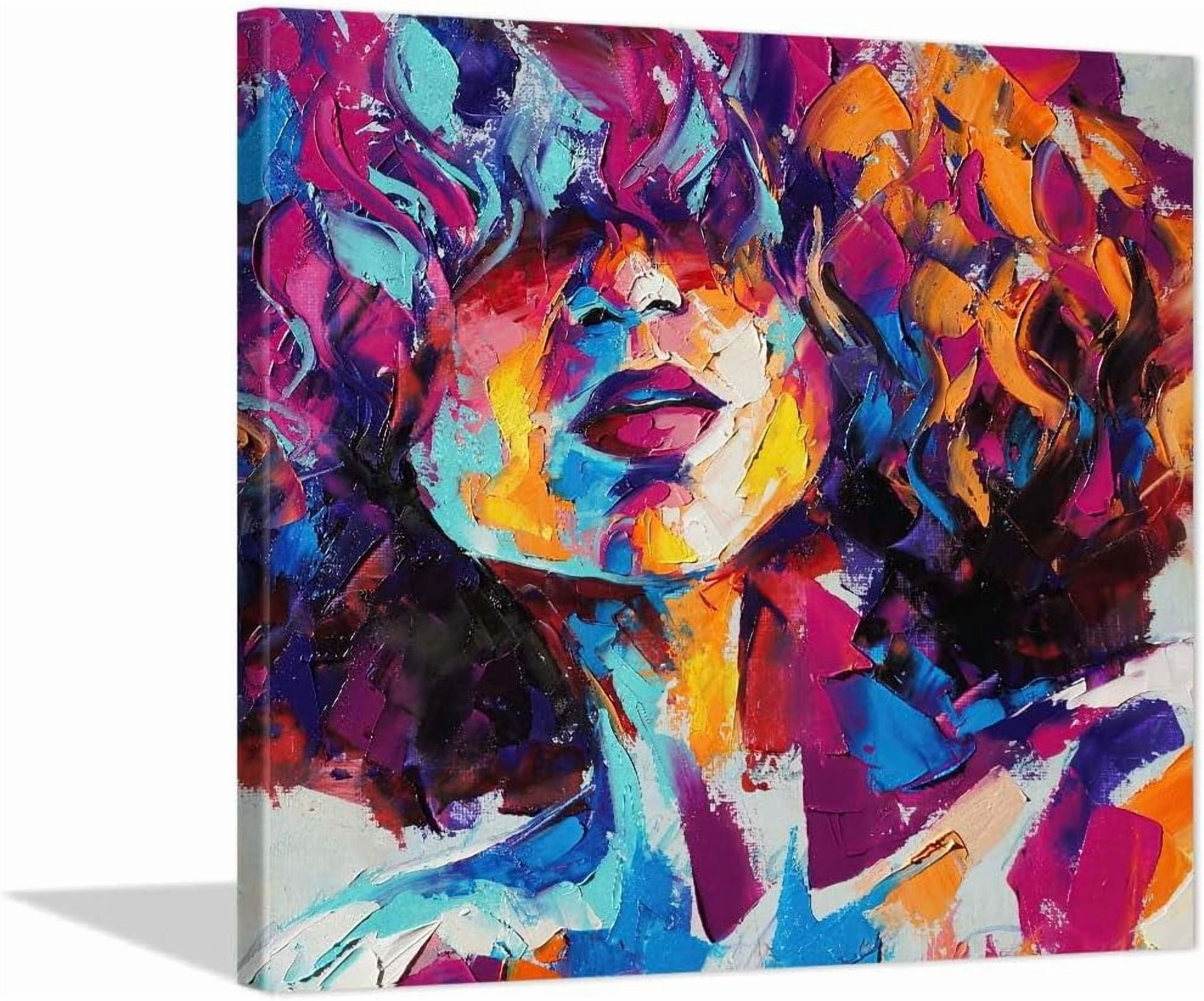 VELVET Black Women Wall Art Black Queen Wall Decor Black Art Wall Decor ...