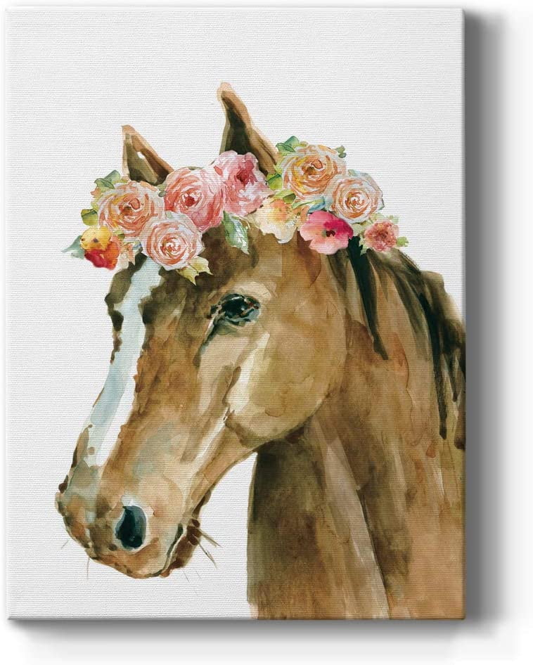 VELVET Canvas Animal Wall Art Modern Patgs Decorations Lovely Floral ...