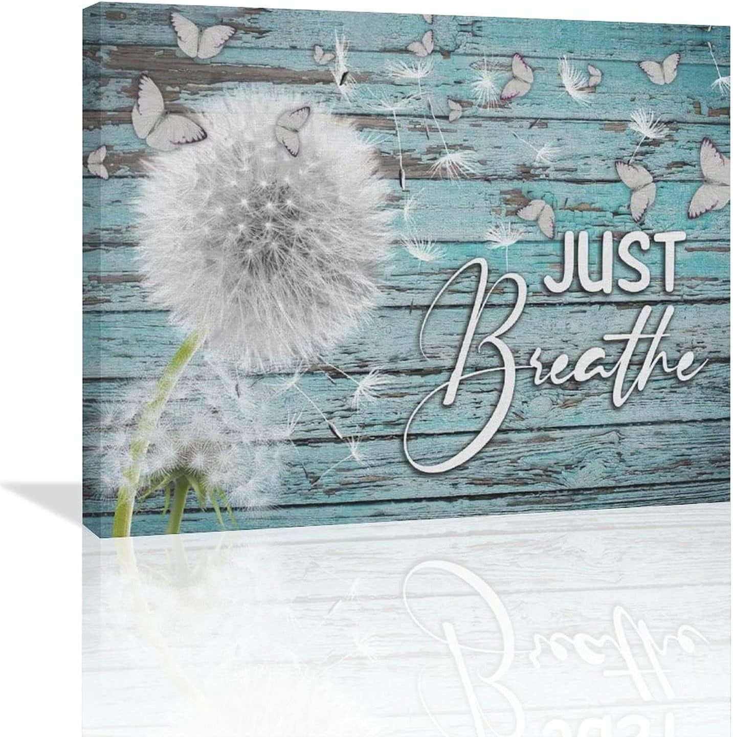 VELVET Dandelion Wall Art Country Dandelion Butterfly Wall Decor Just ...