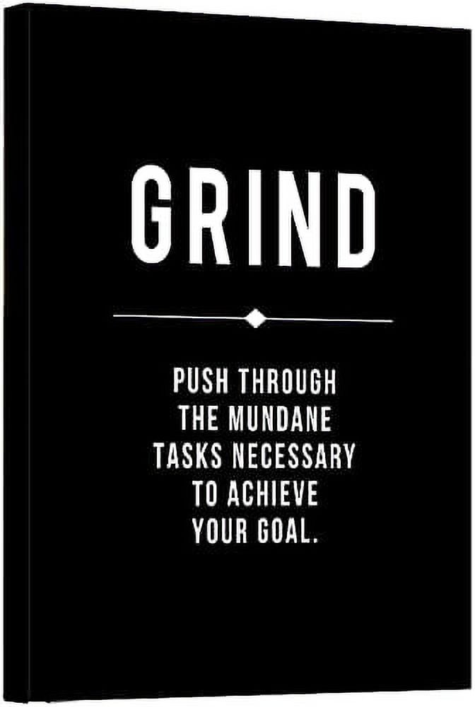 VELVET Grind Wall Artspirational Entrepreneur QuotesCanvas Print ...