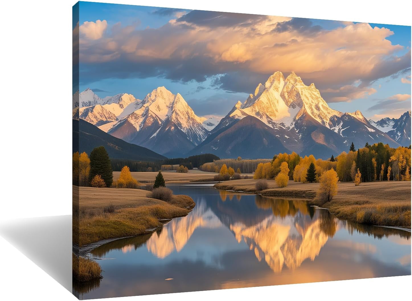 VELVET Landscape Canvas Poster Prt Wall Art Wter Forest Snowscape ...