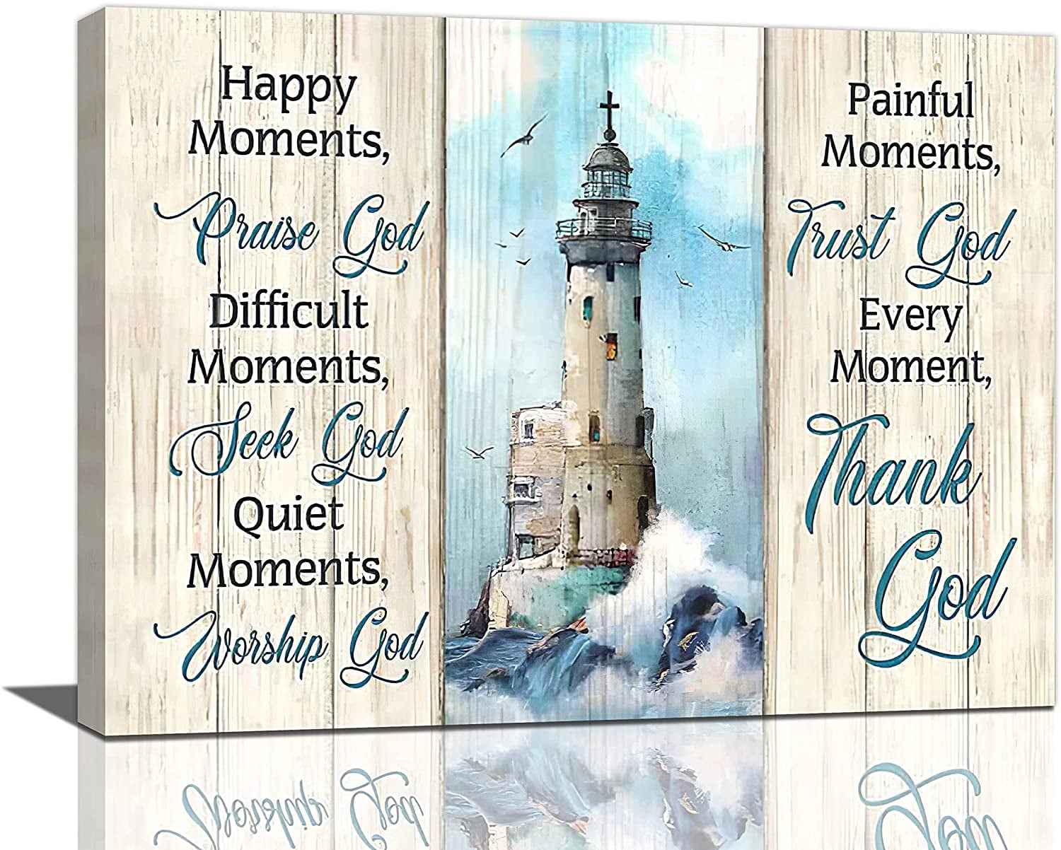 VELVET Lighthouse Wall Art Nautical Lighthouse Decor, Ocean Coastal ...