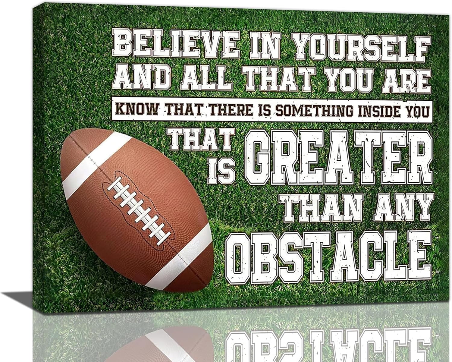 VELVET Sports Football Wall Art Motivational Pictures Wall Decor ...