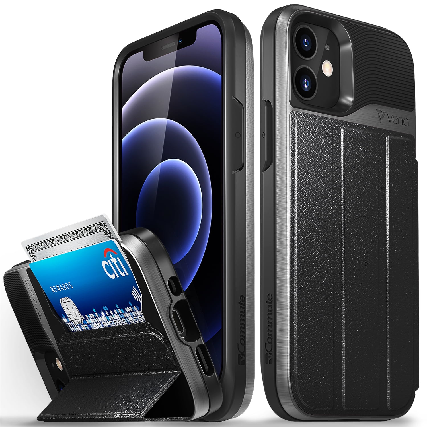 VENA Wallet Case Compatible with Apple iPhone 12 Mini (5.4-inch ...