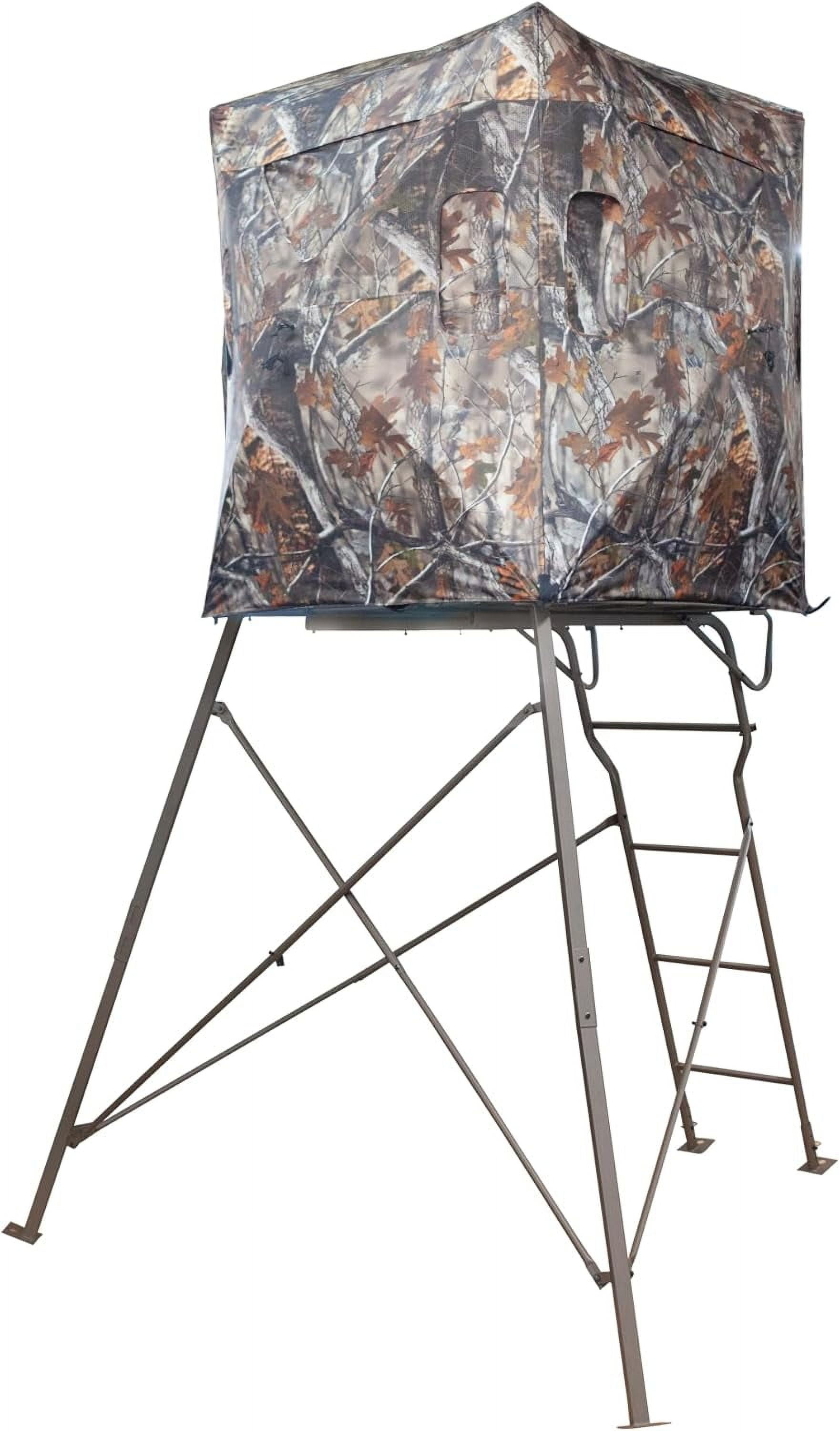 VENATIC 6' Tripod Hunting Tower Blind, 2 Person Hunting Stand with 4' x ...