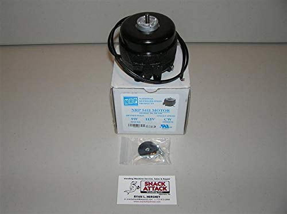 VENDO 470, 475, 720, 721 SODA Machine 9 WATT Condenser Fan Motor ...