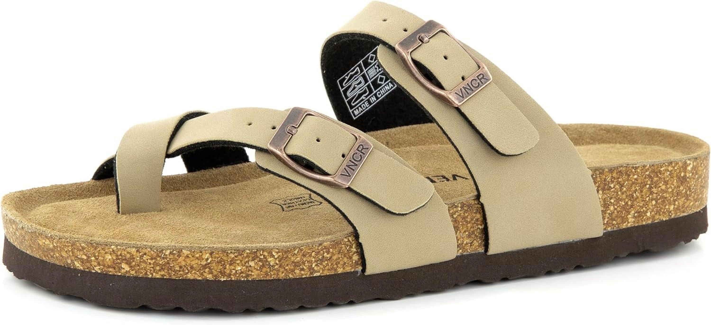 VENECORE Arena Women's Cork Footbed Sandals Summer Comfortable ...