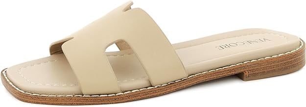 VENECORE Carla 2 Flat Sandals for Women - Comfortable Summer Slide ...