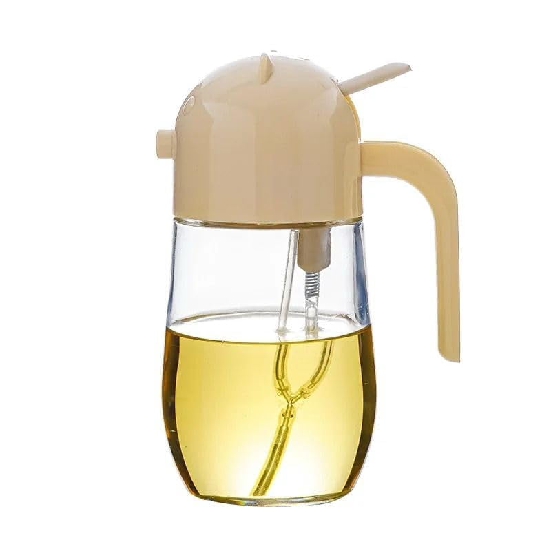 VENEXA Oil Dispenser Bottle 580ml Oil Sprayer 2in1 Oil Jar Oil Spray ...