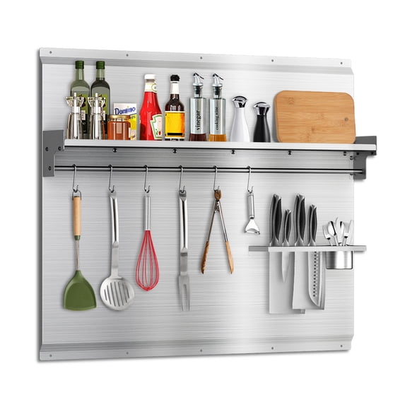 VENFAN 48"x 30" Stainless Steel Backsplash, Range Backsplash with ...