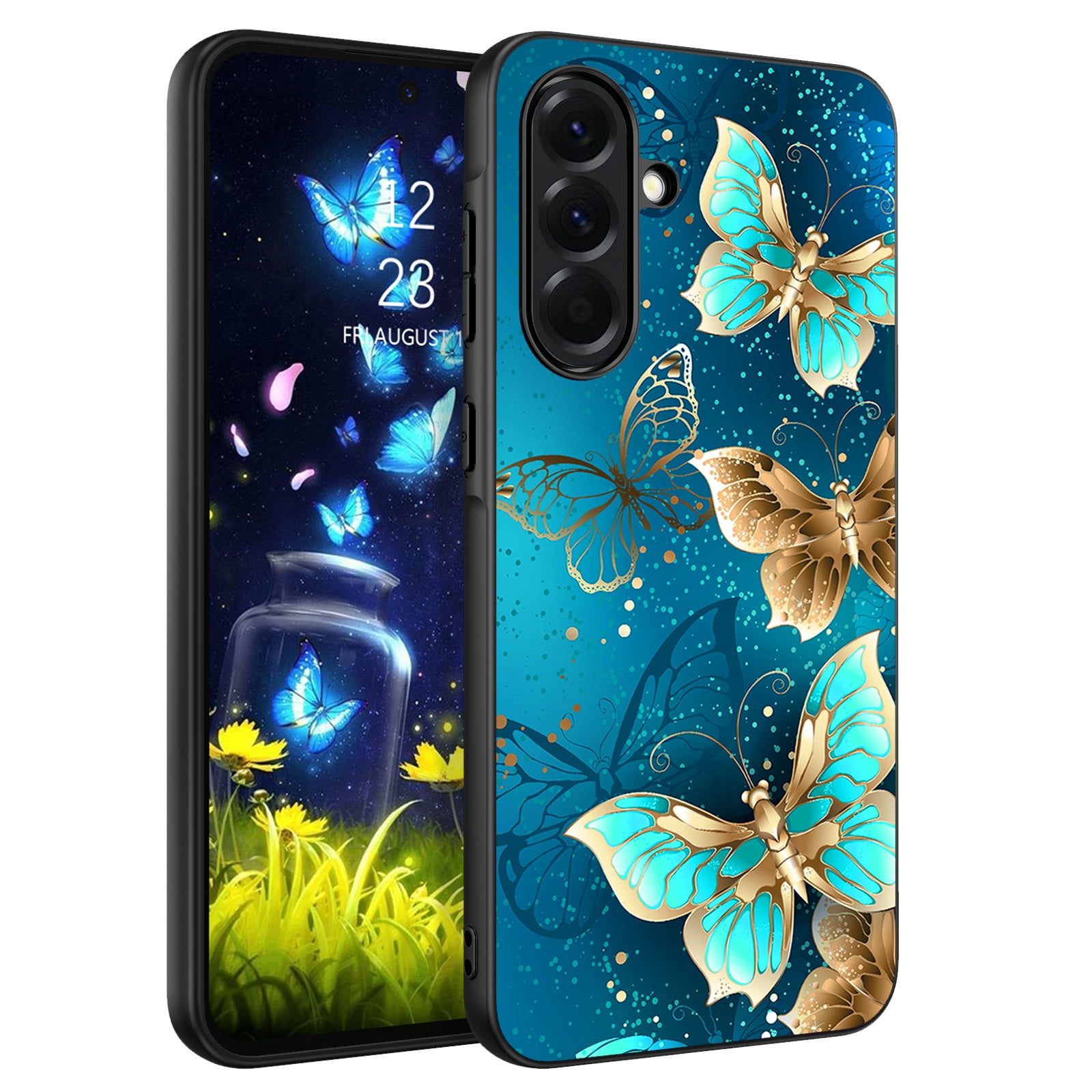 VENINGO Designed for Samsung Galaxy A56 5G Case,Hard PC Soft TPU Bumper ...